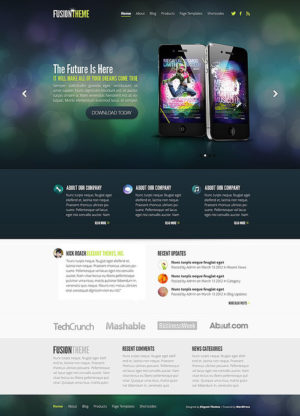 Thème Wordpress Fusion - ElegantThemes