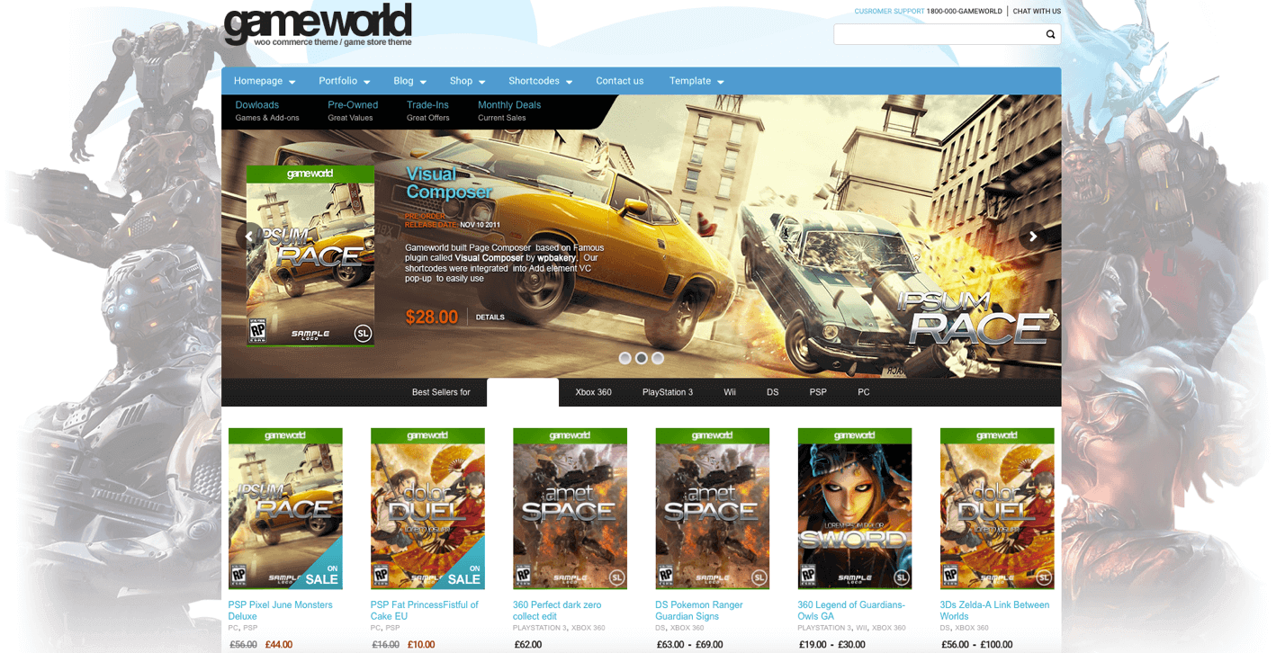gameworld-wordpress-theme - WPTheme
