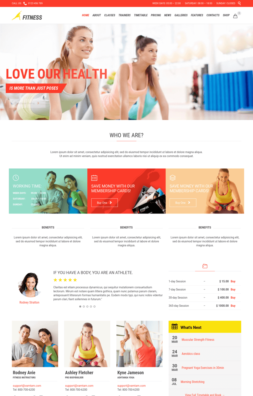 gym-fitness-theme-wordpress - WPTheme